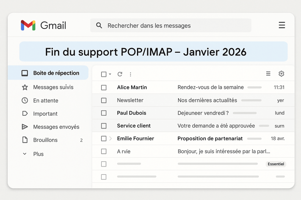 Gmail met fin au POP et à Gmailify : pourquoi j’ai dû chercher une ...